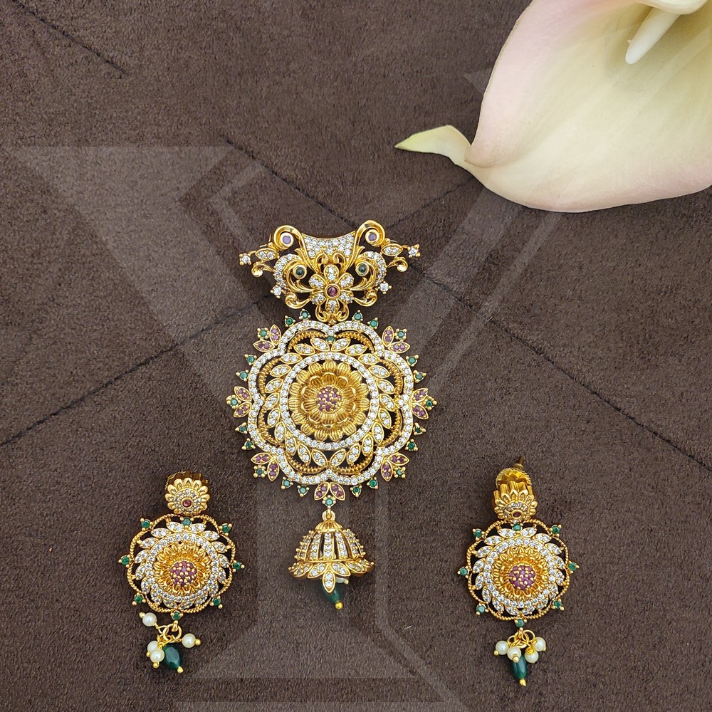 CZ Pendent Set – 0007 – Yasasri